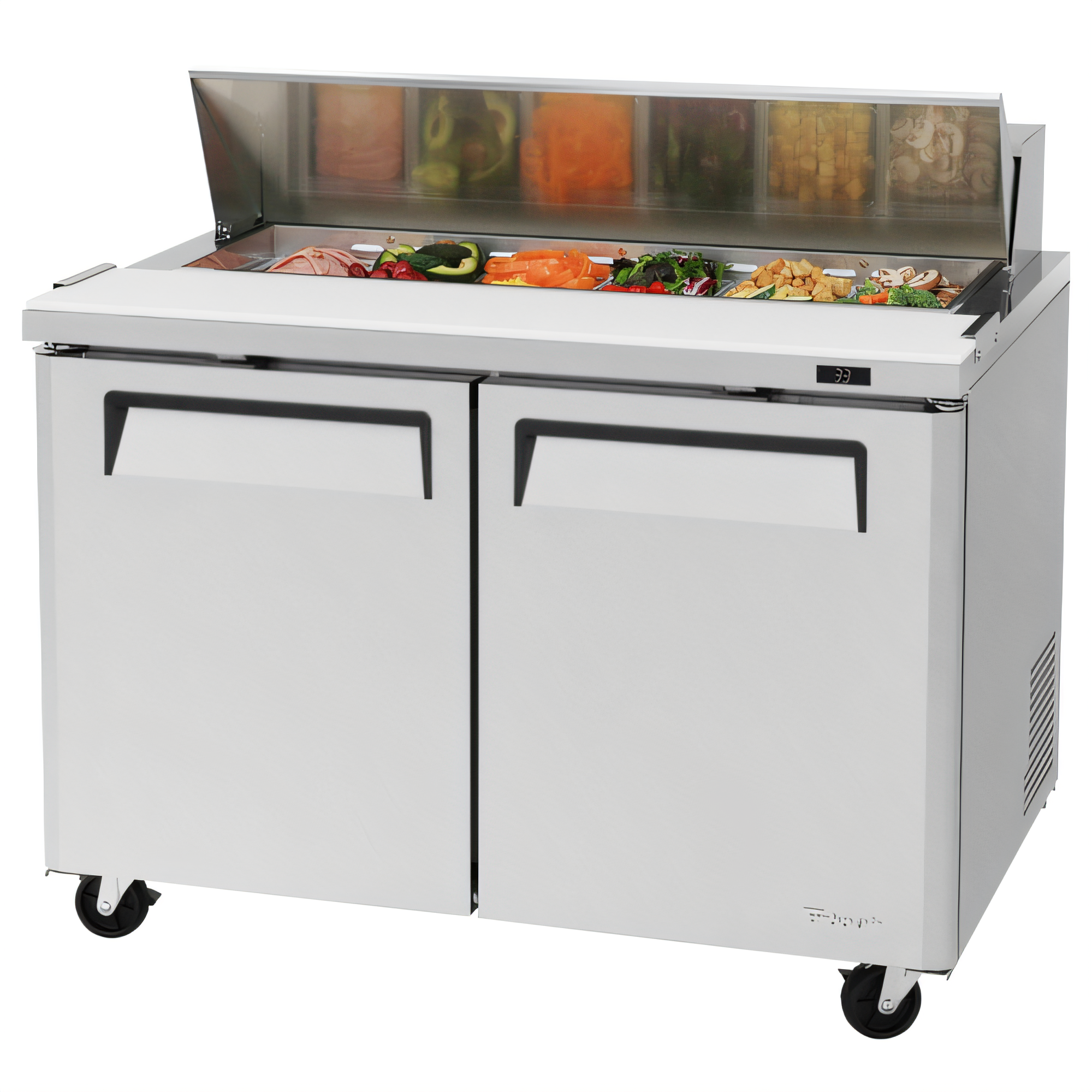 Turbo Air M3 Series 48.25-Inch Wide Sandwich/Salad Prep Table, 2-Secti ...