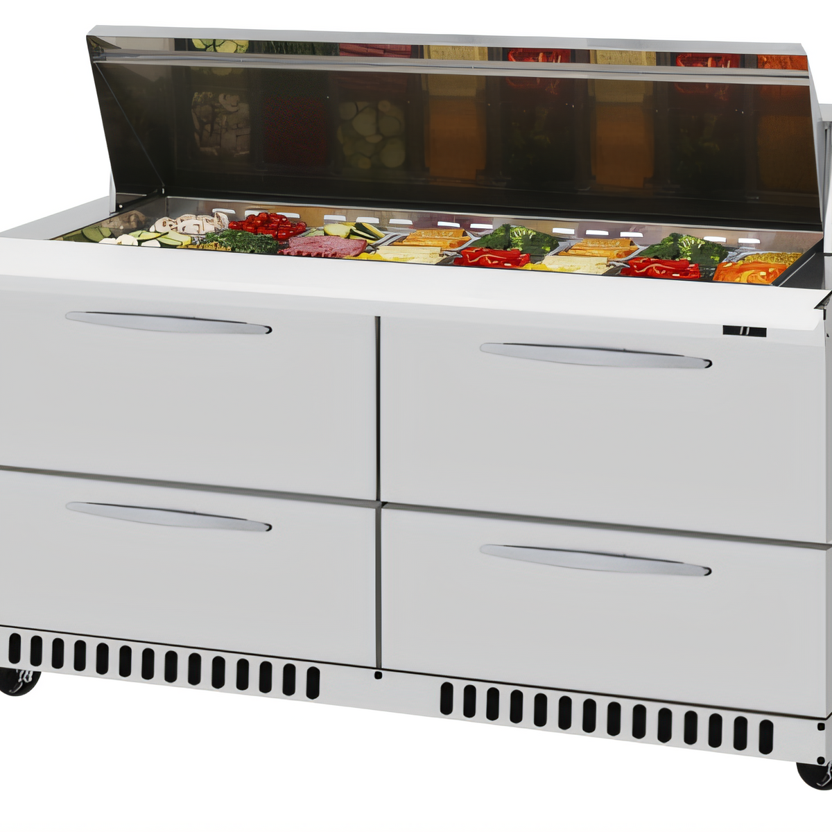 Turbo Air PST-60-24-D4-FB-N PRO Refrigerated Prep Tables – USA ...